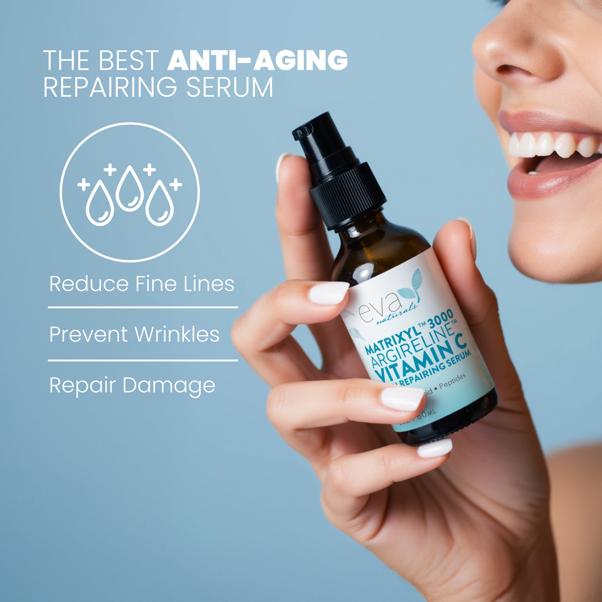 Matrixyl 3000 + Argireline Serum - 2oz – Eva Naturals